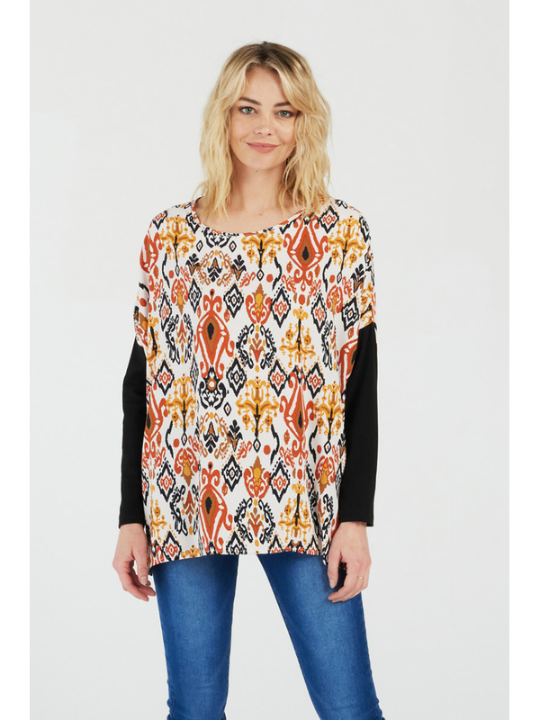 Zafina Print Sunset Top Preen Clothing