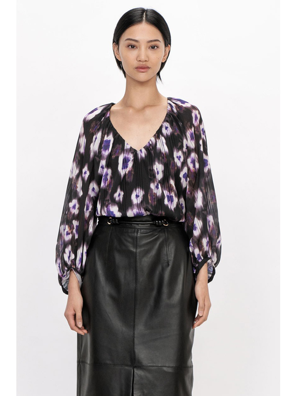 Veronika Maine Ultra Violet Top - Preen Clothing