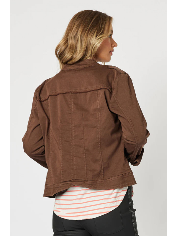 Threadz Military Denim Jacket - Preen Clothing