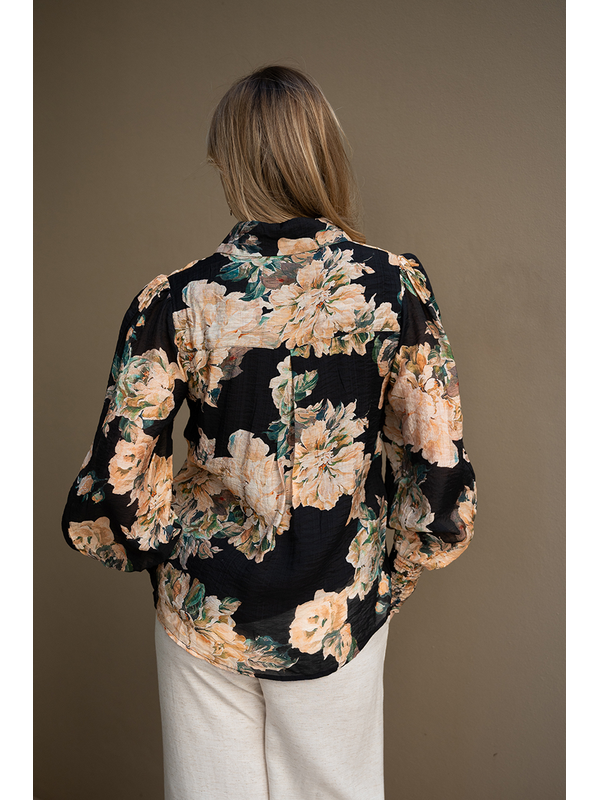 Fria The Label Peony Lace Trim Blouse - Preen Clothing